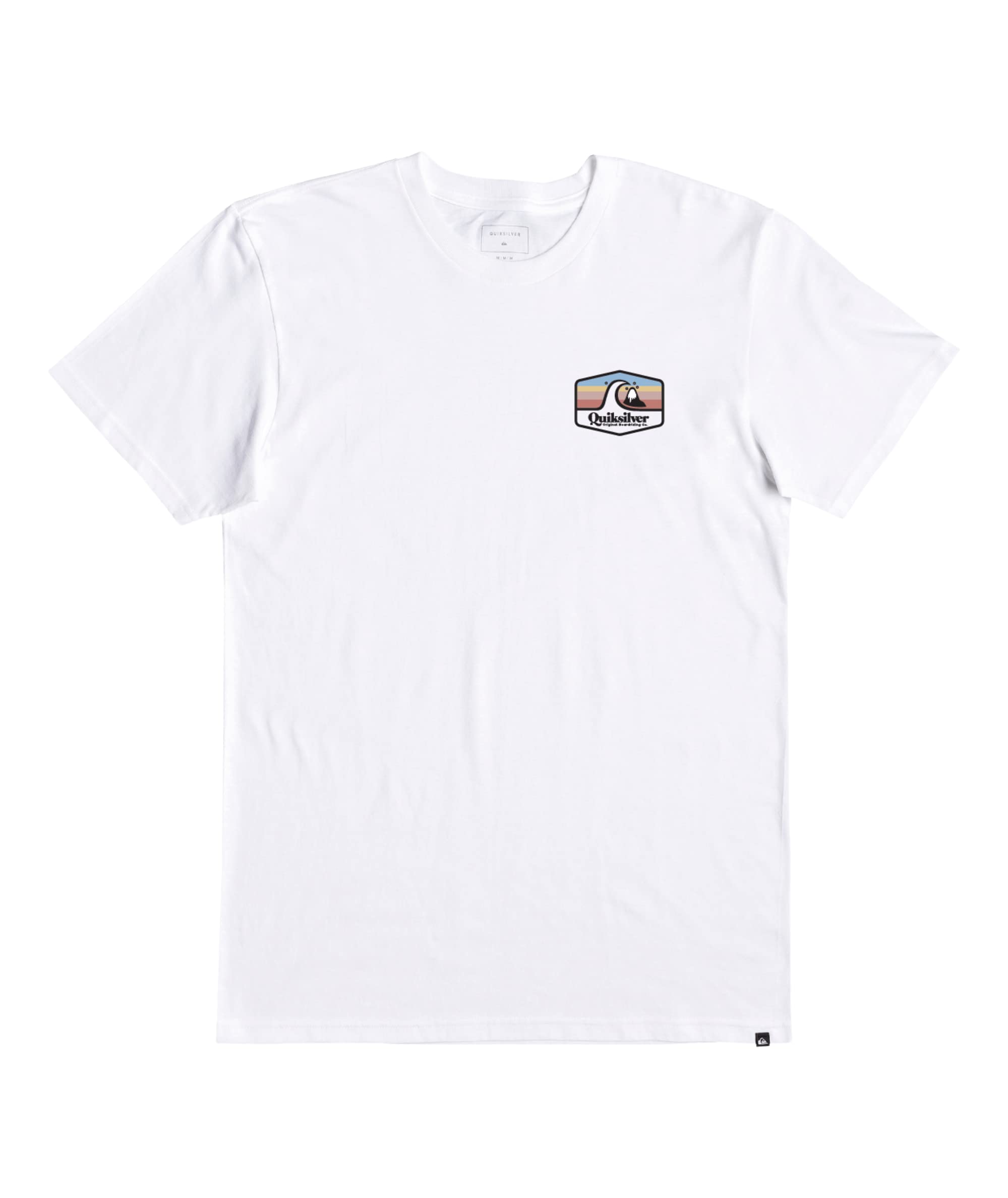 Quiksilver mens Town Hall Short Sleeve Tee Shirt, White, X-Large US