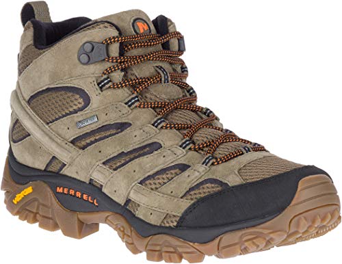 Merrell Men's Moab 2 Mid Gore-TEX, Olive, 9 US