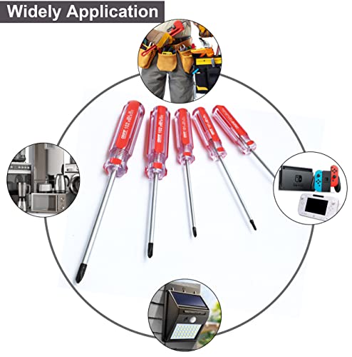 Triwing Screwdriver Set 5 Sizes 1.5mm 2mm 3mm 4mm 5mm, SKZIRI 5in1 3 Point Screwdriver Kit Magnetic Point Y Shaped Tri Point Tip Screwdriver Set