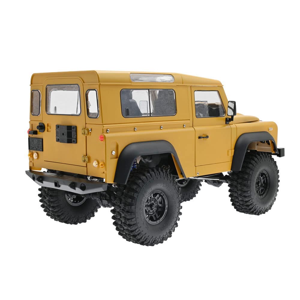 RC Car 1/10 Scale 4WD Crawler 2.4Ghz Off Road Crawling Model Vehicle Remote Control Truck with LED Lights for Adults and Kids
