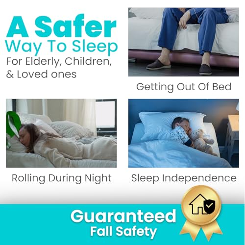 Vive Fall Mat - 72" x 24" Bedside Fall Safety Protection Mat for Elderly, Senior, Handicap - Prevention Pad Reduce Risk of Injury from Impact - Prevent Bed Falling - Anti Fatigue, Standing Non Slip
