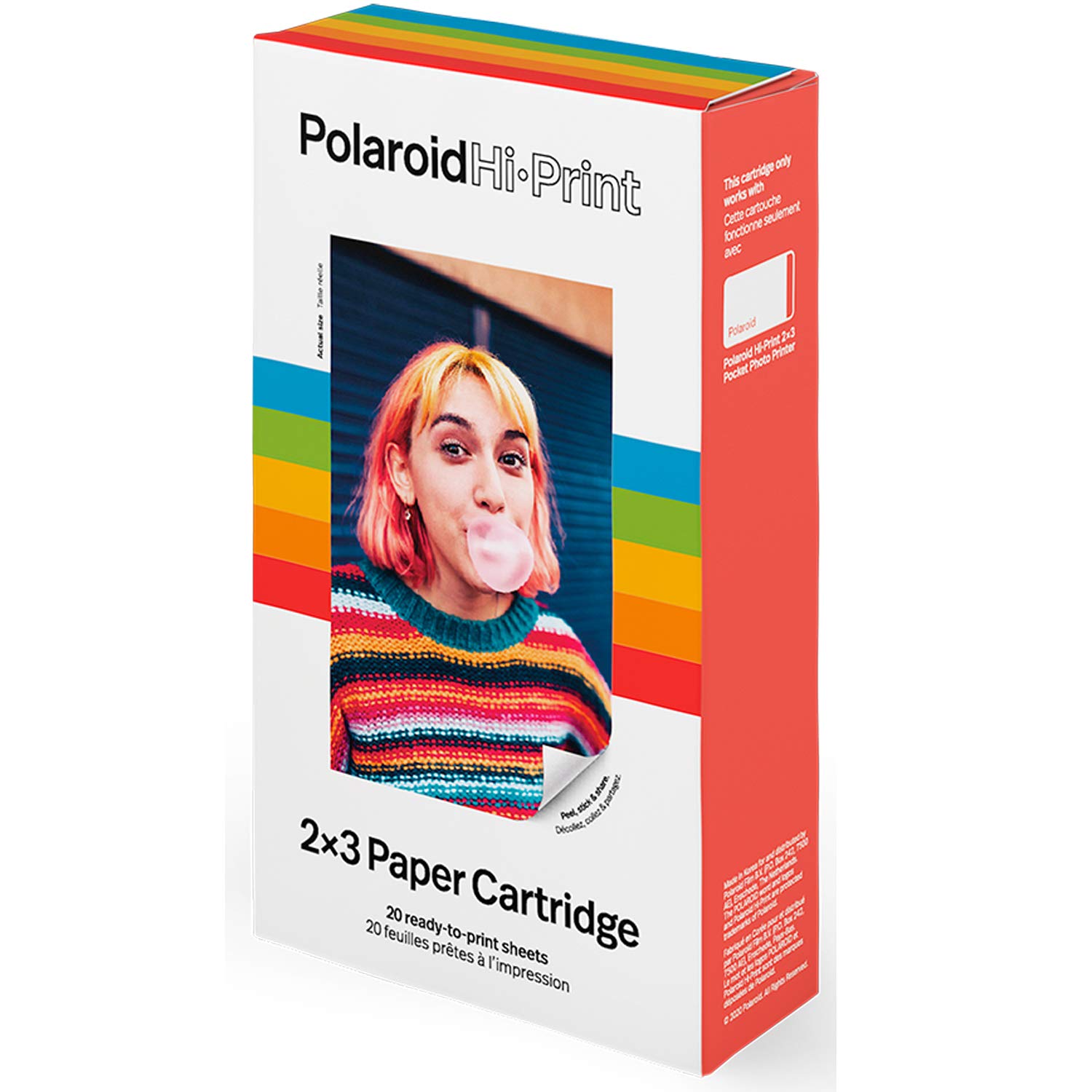 Polaroid Hi-Print 2X3 Paper Cartridge 20 sheets -2 Pack + Album Holds 64 Photos