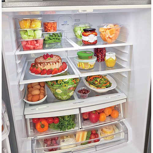 LG LFC22770ST French Door Refrigerator, 21.6 Cubic Feet, Stainless Steel