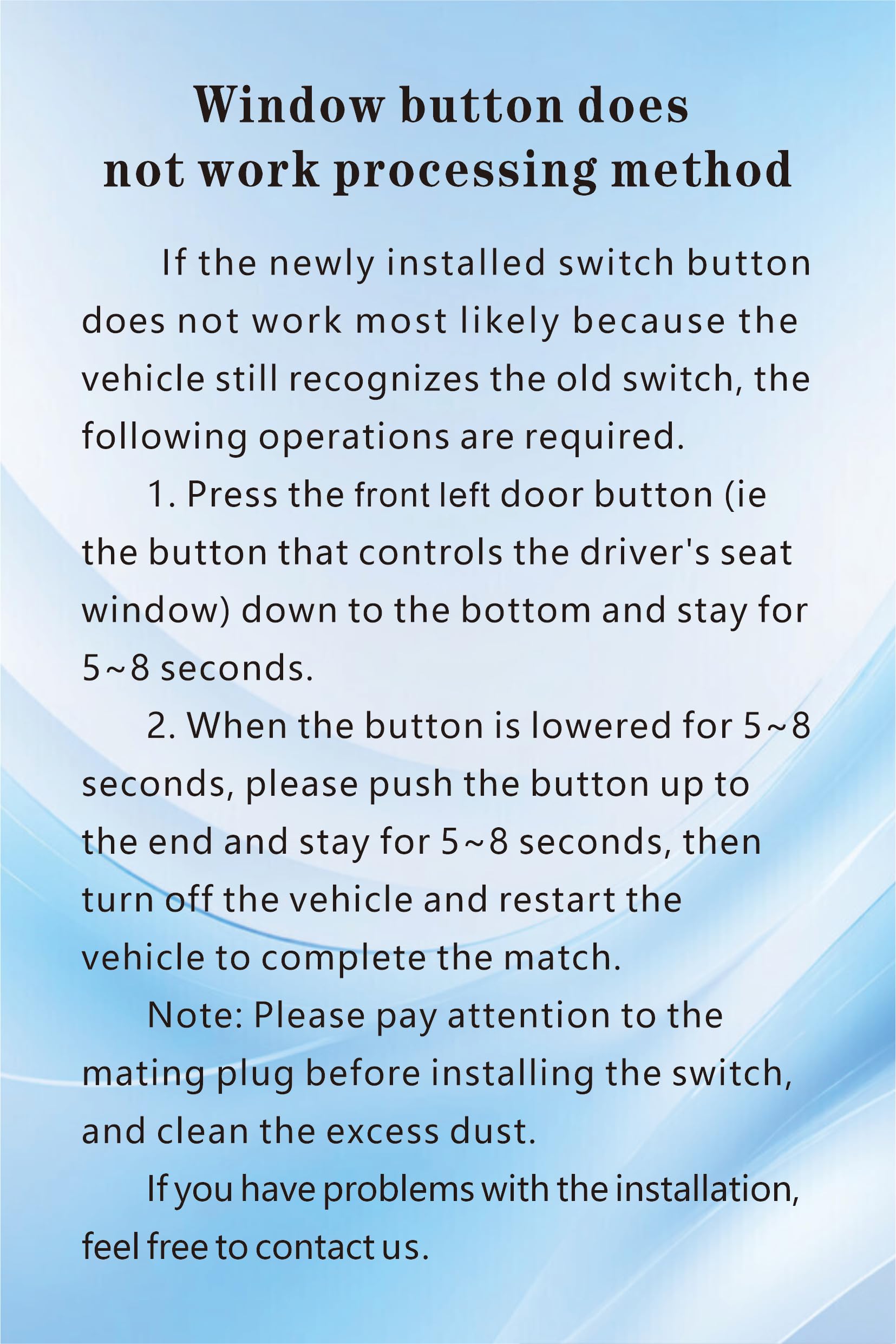Obaee Power Window Switch Compatible with 2011-2018 Nissan Leaf/Juke/Altima, 2013-2019 Sentra, 2014-2017 Rogue, Replaces 25401-3NF0A 25401-3SH1A
