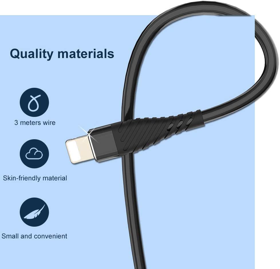 Mini Professional Lavalier Lapel Microphone Directivity Condenser Mic for 8/8 Plus 11/11 Pro 12/12 Pro, iPhone X/XS/XR, YouTube Vlogging Facebook Interview Livestream Video Recording (9.8ft)