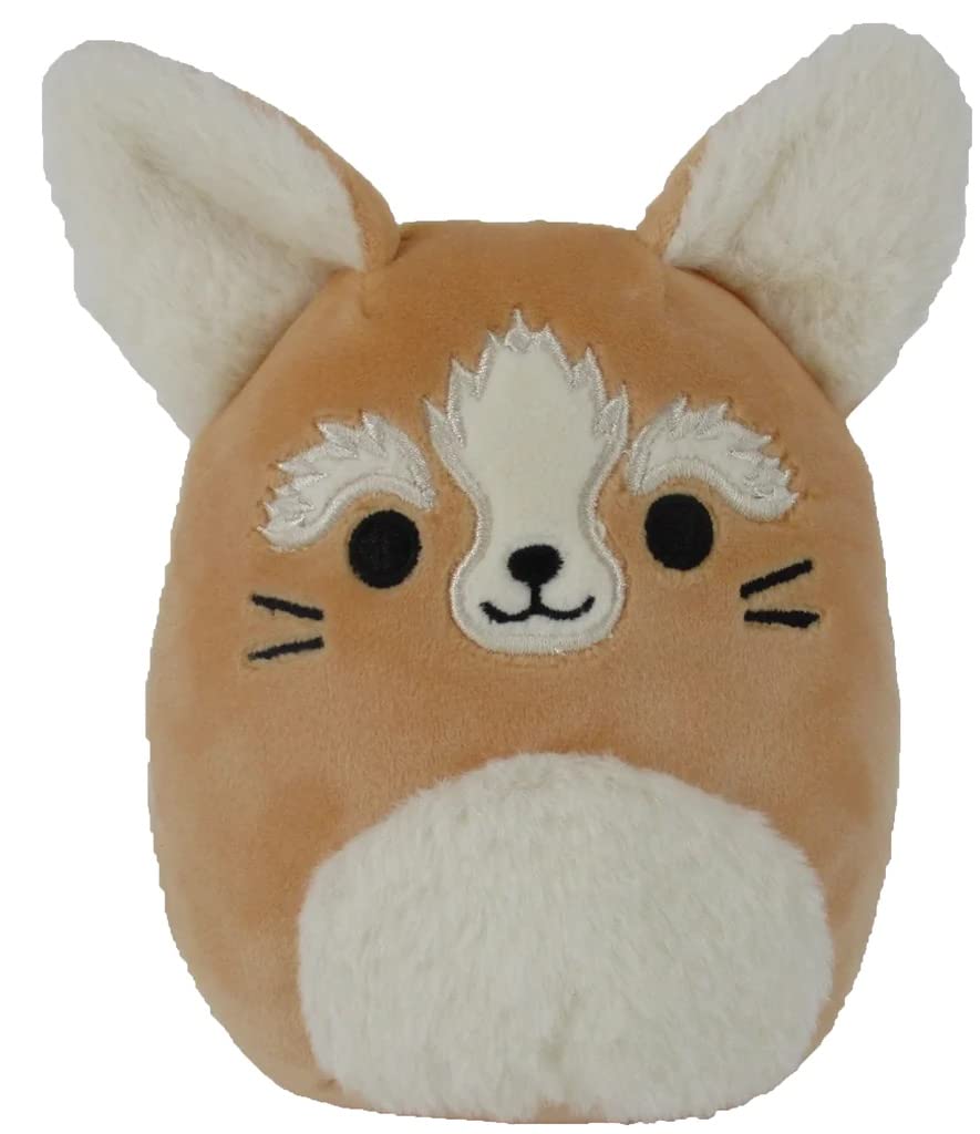 Squishmallow Official Kellytoy Squishy Soft Plush Toy Animal (8 Inch, Katta The Fennec Fox)
