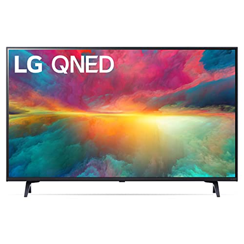 LG QNED75 Series 43-Inch Class QNED Mini-LED Smart TV 43QNED75URA, 2023 - AI-Powered 4K TV, Alexa Built-in, Black