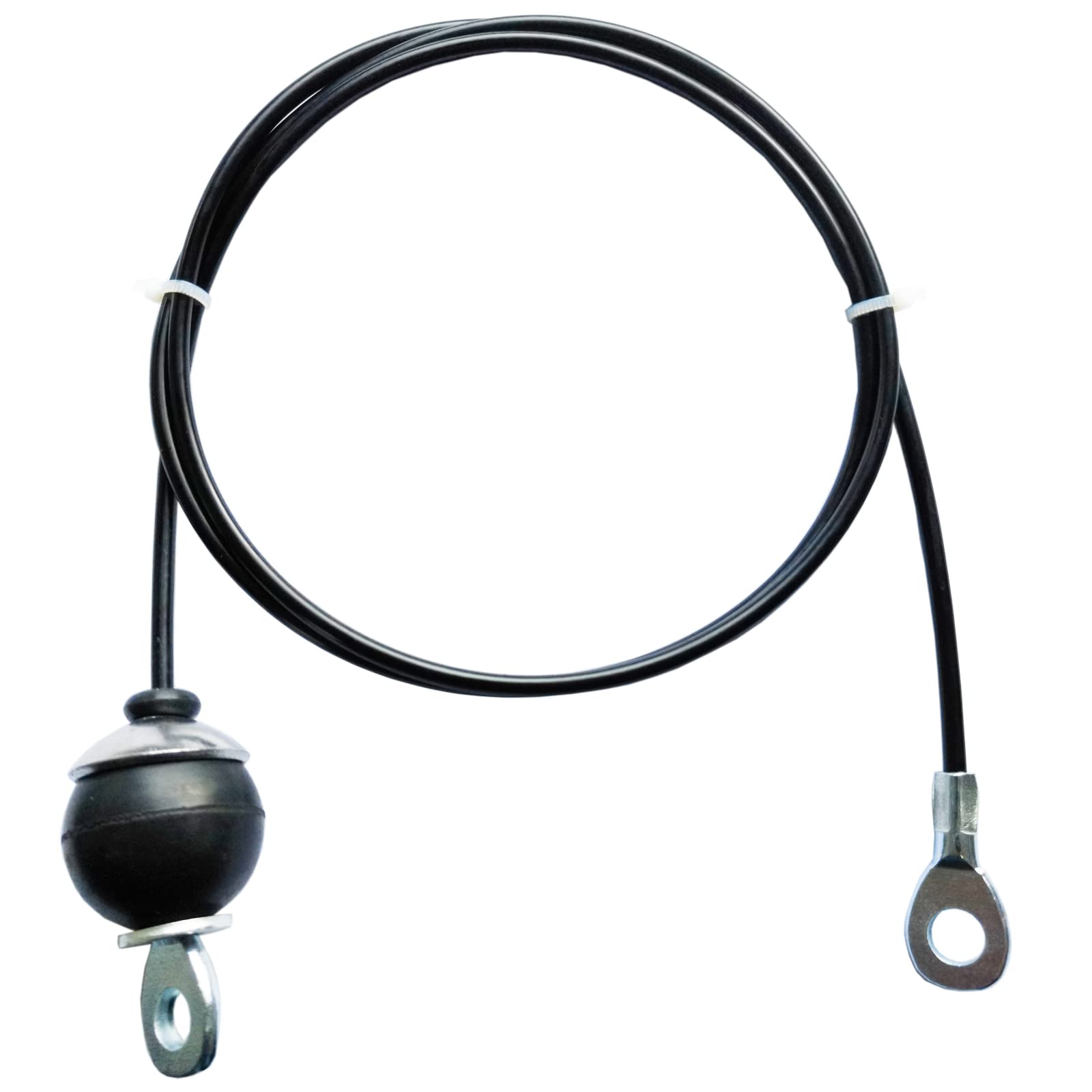 Mi Metty Fitness Pulley Cable,Adjustable Home Gym Cable Pulley System Replacement Fitness Cable for Pulley Machine Accessories,Thick 5mm Heavy Duty Pulley Cable for Home Gym (59", B-Cable +Ball)