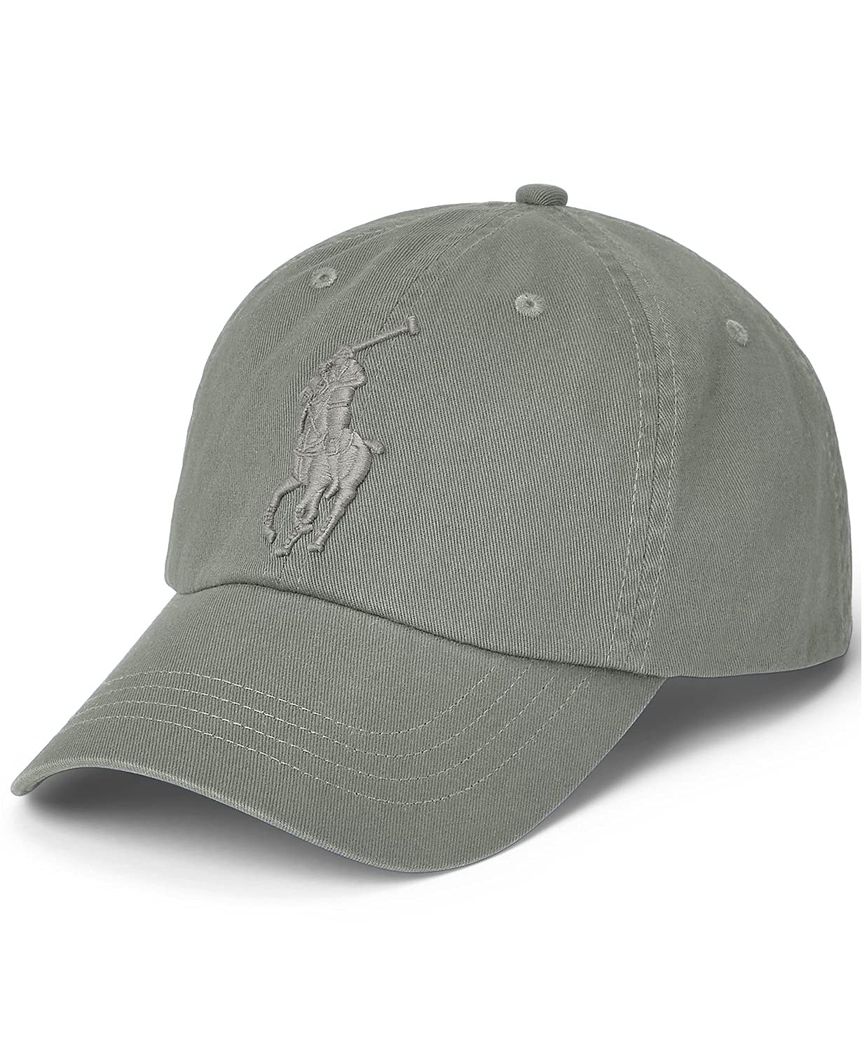 POLO RALPH LAUREN Men`s Polo Golf Sport Cap with Leather Strap (Grey(6015)/Grey, One Size)