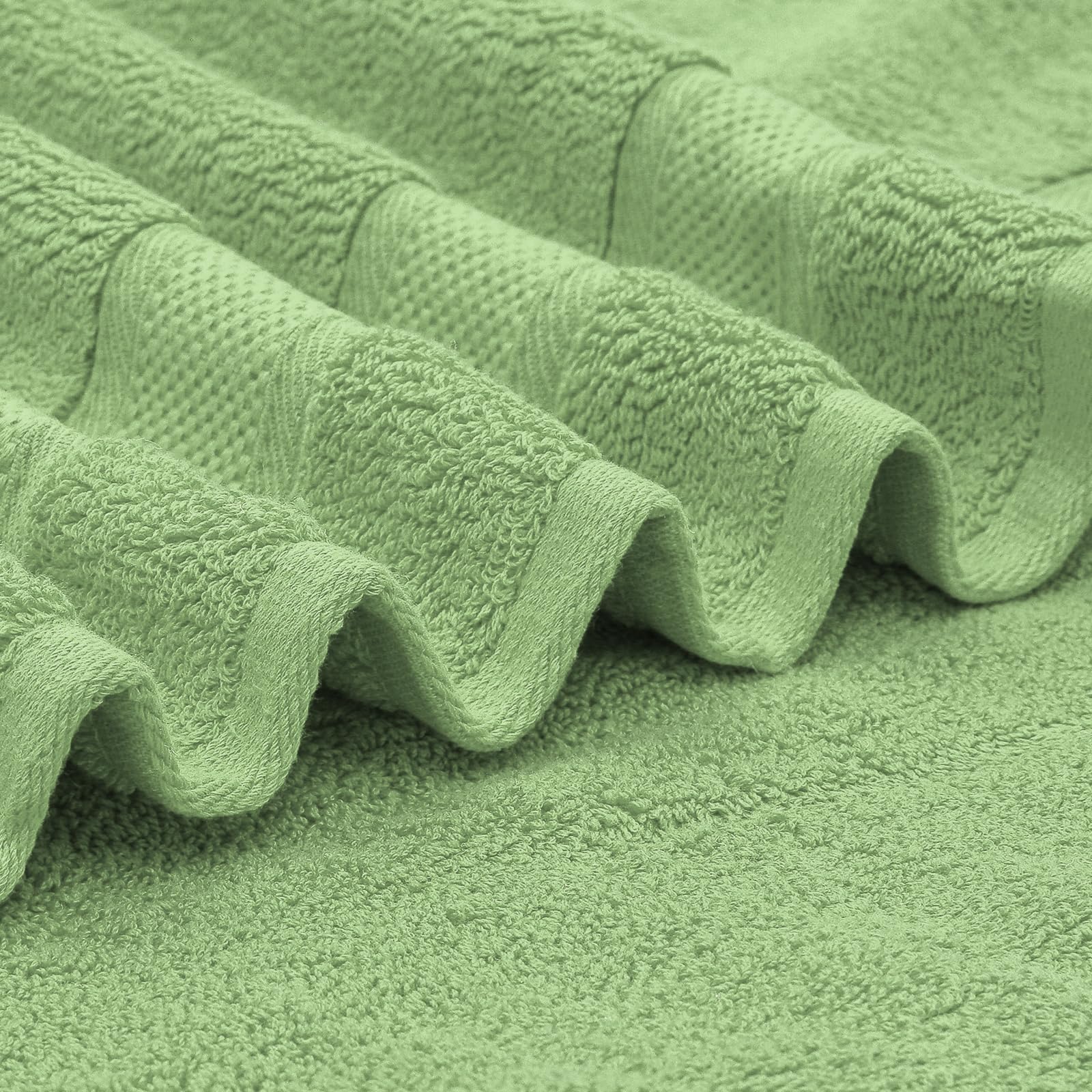 Magshion Extra Large Cotton Bath Sheet for Bathroom Adults Oversized Quick-Dry Bath Sheet Towel, Olive Green