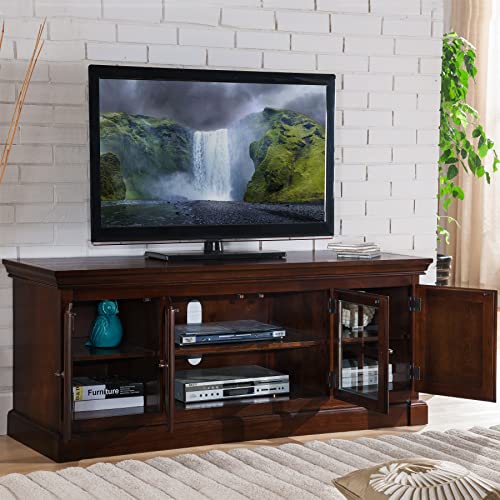 Leick Home TV Stand, Chocolate Cherry