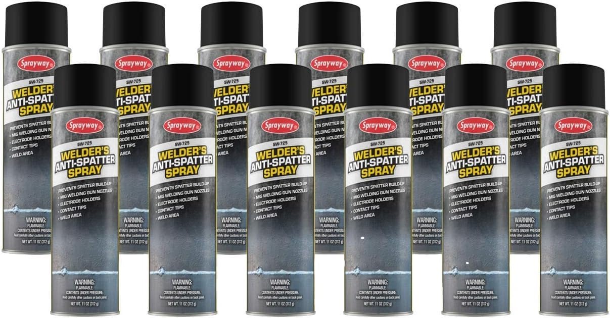 Sprayway Industrial Welder's Anti-Spatter Spray, Case of 12 (20 oz) Cans