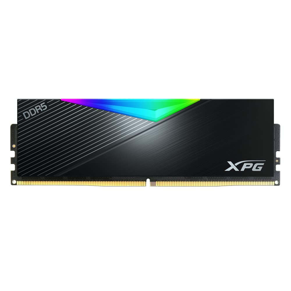 XPG Lancer DDR5 RGB 5600MHz 32GB (2x16GB) CL36-36-36 UDIMM 288-Pins Desktop SDRAM Memory RAM Kit Black Heatsink (AX5U5600C3616G-DCLARBK)