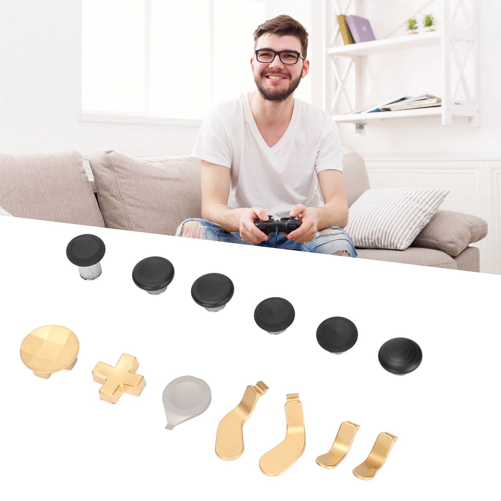 Turn 13 Game Controller Joystick in 1 Interchangeable Board Parts for Game Console