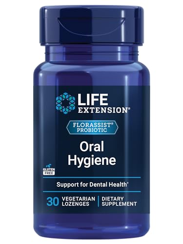 Life Extension FLORASSIST Oral Hygiene β Probiotic, Promotes Overall Oral Health β Gluten-Free, Vegetarian β 30 Lozenges