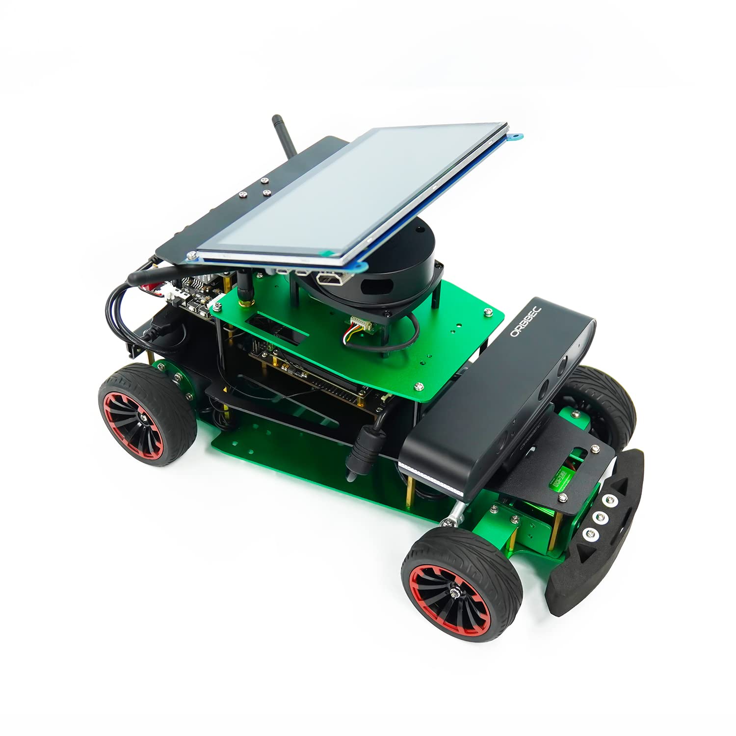 Yahboom ROS2 Jetson Xaver NX AI Smart Robotic Car Kit for Teens Adults Voice Recognition Conversation, Autopilot, Lidar Mapping Navigation Project Design(R2 Ultimate Ver with Xavier NX(8G))