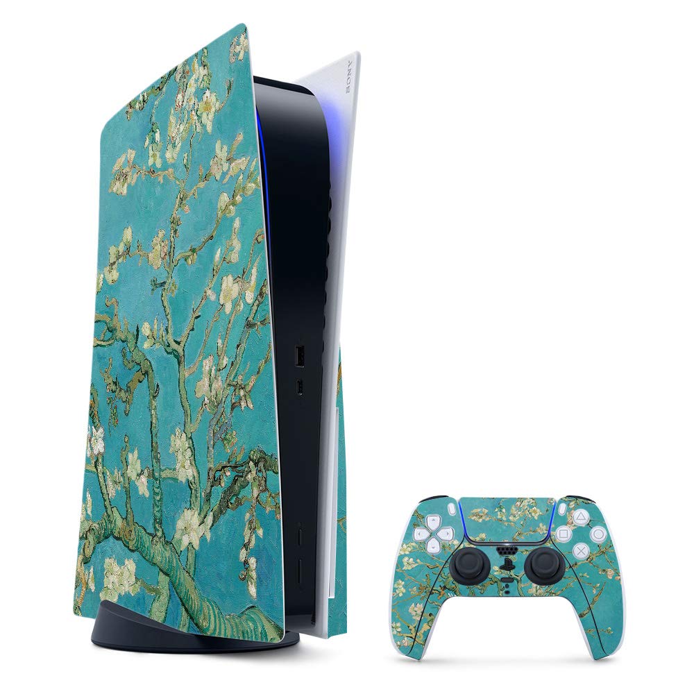 MightySkins Gaming Skin for PS5 / Playstation 5 Bundle - The Scream | Protective Viny wrap | Easy to Apply and Change Style | Made in The USA