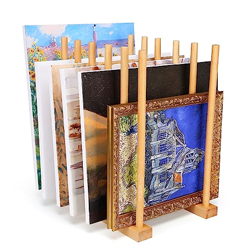 YIVIVEN Art Storage Rack, Art Canvas Storage, Artwork Storage, Canvas Rack Art Storage,Canvas Boards Rack,Framed Art Storage, Drawing Board Storage Rack, Art Studio Storage Rack (11.8"x21.6"x19.5")
