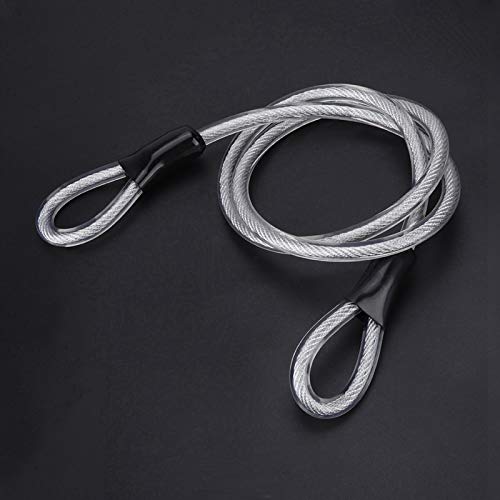 Security Cable, Wire Cable, Portable Durable Steel for Glass Door Lock Bike Lock