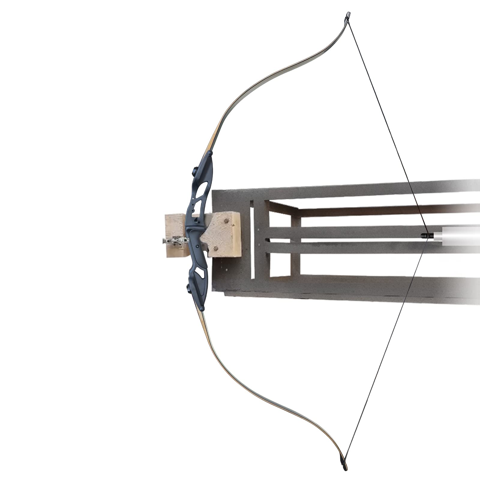 Recurve Bows for Adults Beginners, Right Handed Longbow with 12PCS Carbon Arrows, 56" Archery 30-50lbs from Beginner to Intermediate Outdoor Activities Survival Targeting Backyard(Black, Camouflage)