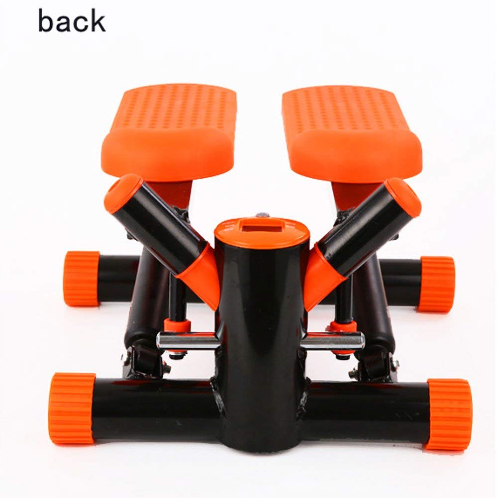 Swing Stepper Including Resistance Cords,Aerobic Step Height Adjustable Level,The Dual Hydraulic cylinders Keep You Steady and on pace,Pure Fitness Mini Stepper