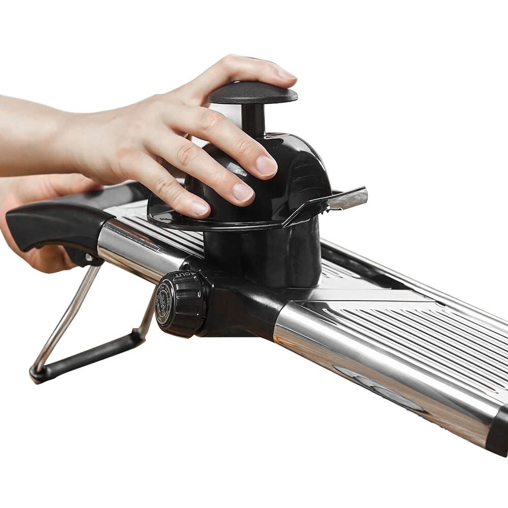 Mandoline Slicer for Kitchen, Stainless Steel Vegetable Slicer for Potato, Tomato and Onion, Adjustable Stainless Steel Food Slicer, Chopper for Vegetables