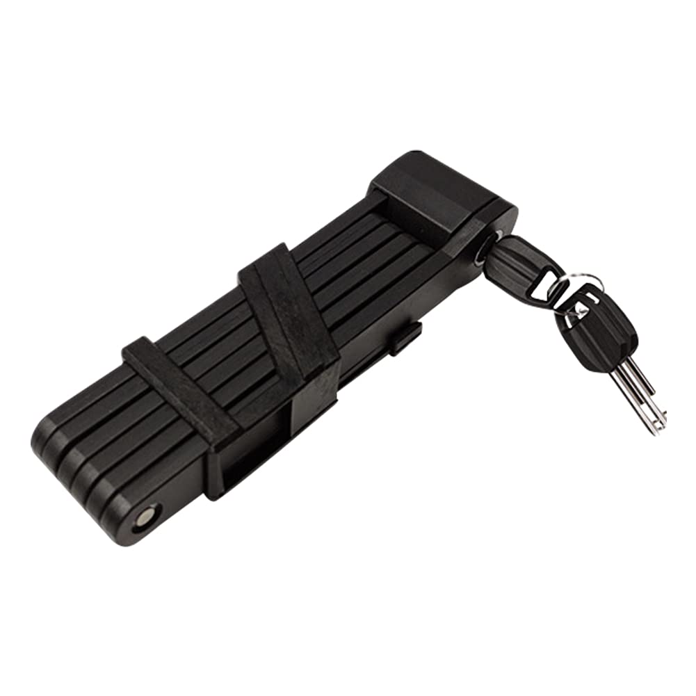 Portable Folding Bike Lock 6 Joints Anti Theft Combination Bicycle Lock with 3 Keys Heavy Duty Bike Lock Bike Accessory