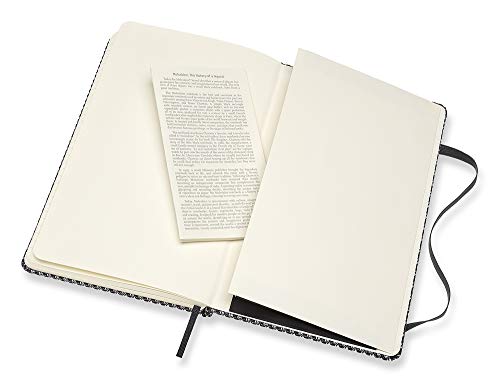 Moleskine Limited Collection Blend Textile Notebook, Hard Cover, Large (5 x 8.25") Ruled/Lined