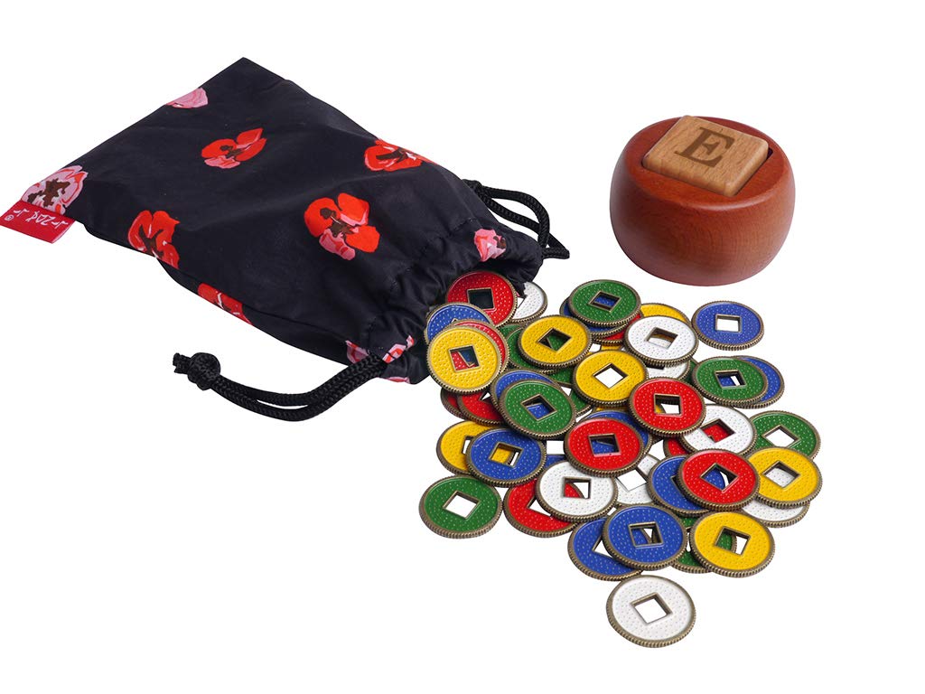 Linda Li New! - American Mahjong Set The Artisan Collection: Butterfly Series β in Black Poppy Soft Bag
