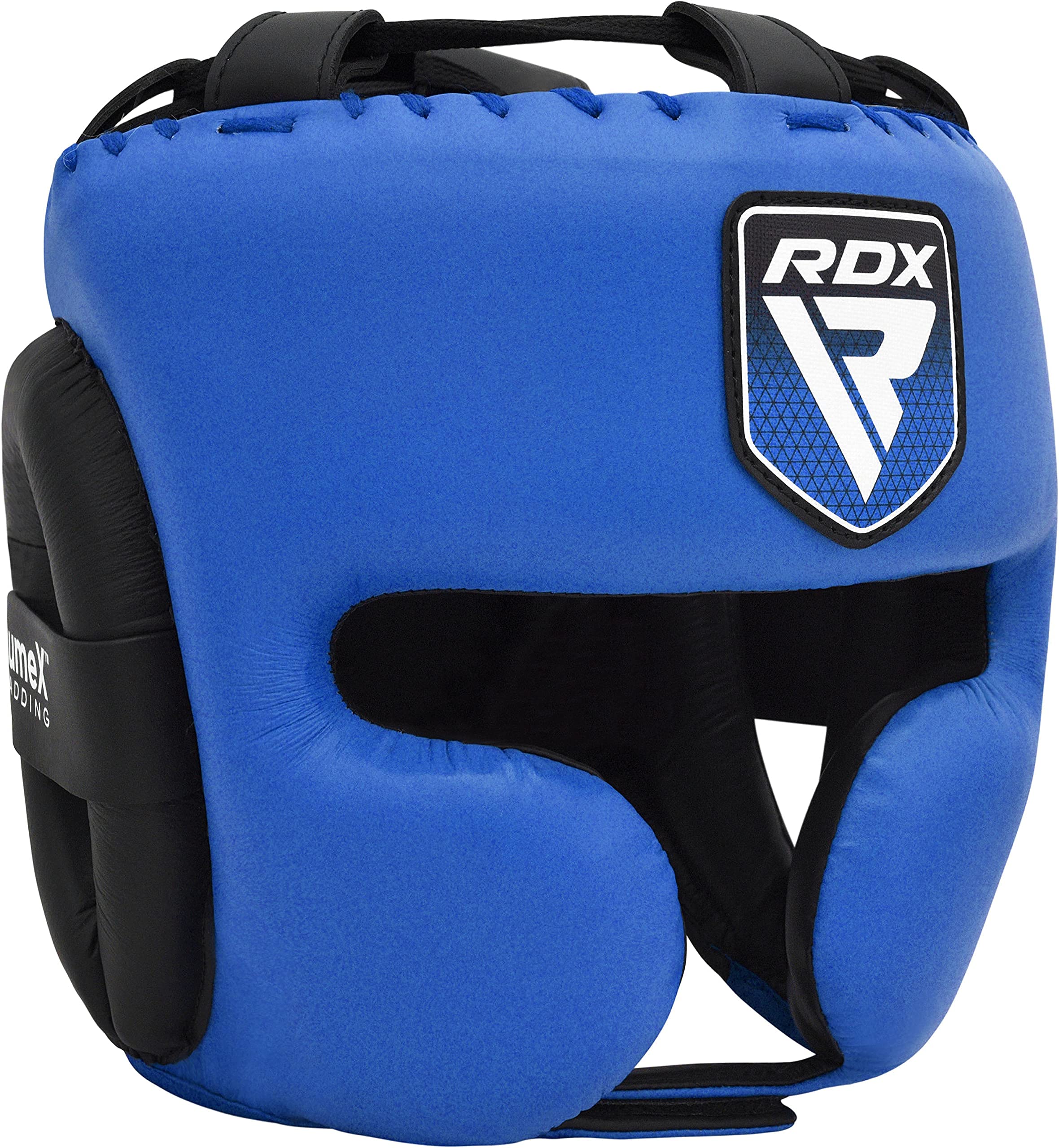 RDX Headgear for Boxing and MMA Training, Maya Hide Leather APEX Series Headgear Kickboxing, Martial Arts Grappling Taekwondo Sparring Helmet Head Wear