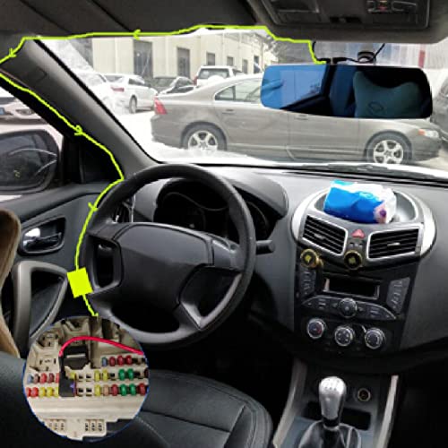 Mirror Cam Hard Wire Kit, Dash Cam Hardwire Kit Improvement Mini USB Adapter Wide Applicability Solid Construction for Radar Detector