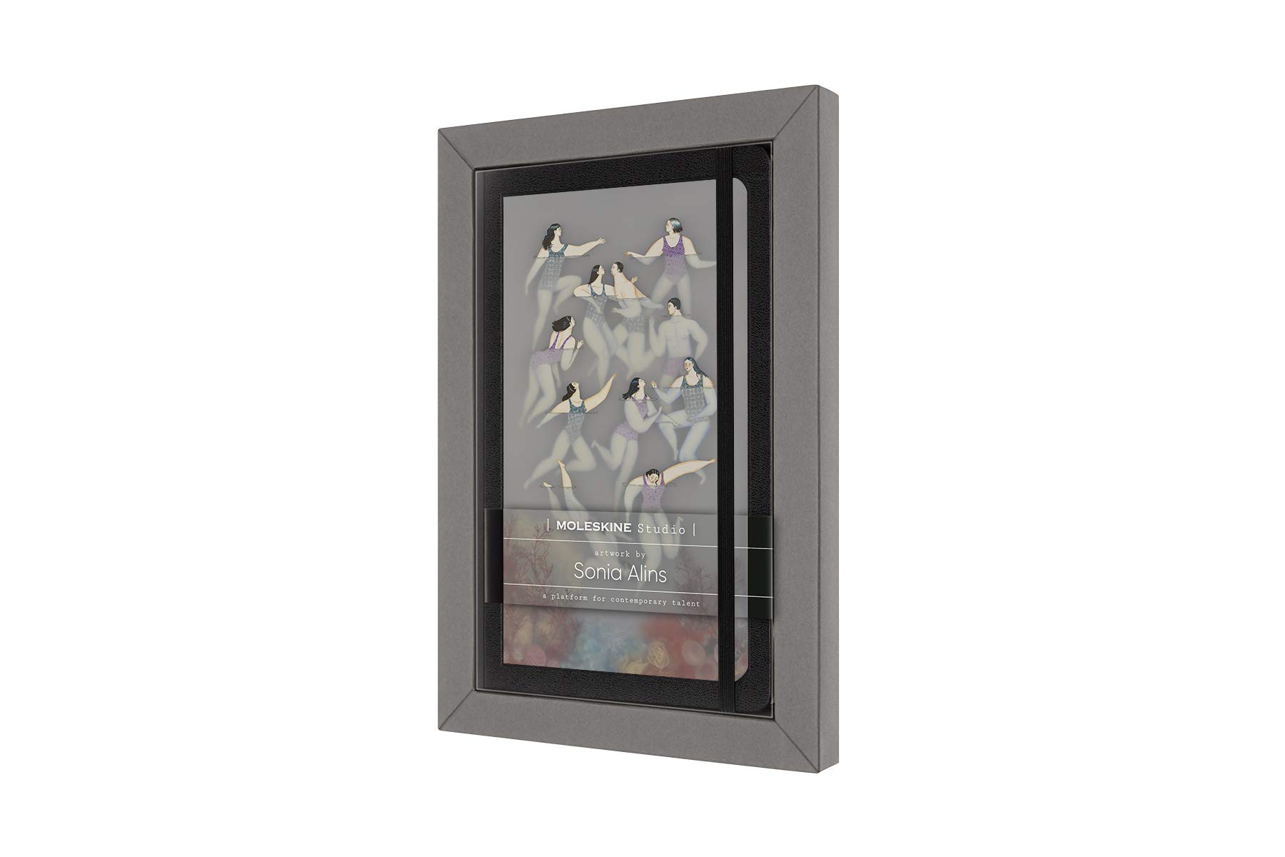 Moleskine Limited Edition Studio Collection Notebook, Hard Cover, Large (5" x 8.25"), Ruled/Lined, Sonia Alins, 240 Pages