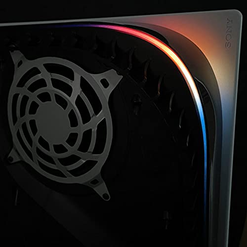 Power Light Decal and Underlay Sticker Combo for PS5 Playstation 5 (Sunset)