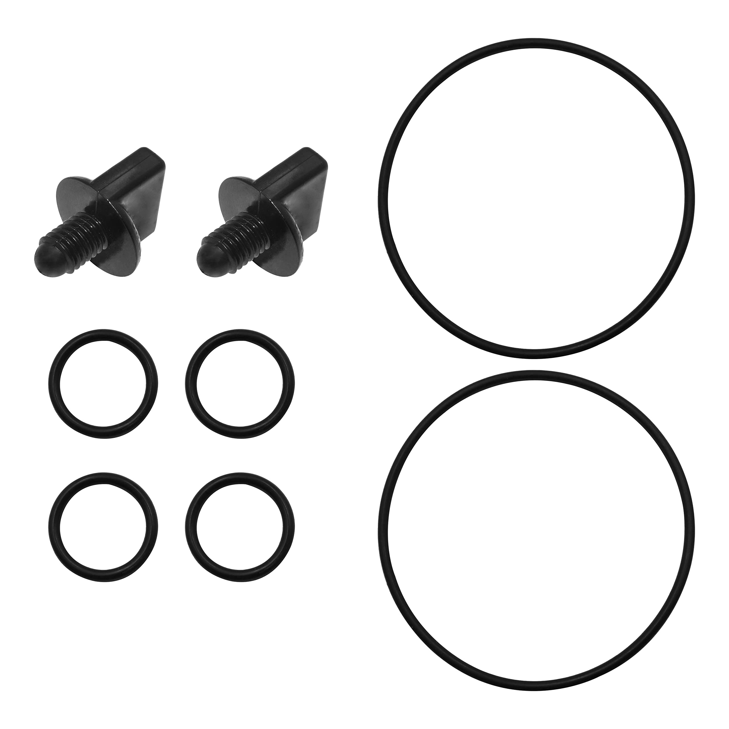 Valve Handle R0487200/7433 and Knob 4603/R0486900 Replacement Kit,Compatible with Zodiac Jandy 2-Port/3-Port Valve Handles 4733, R0487200, 1301-Black(2 Pack)