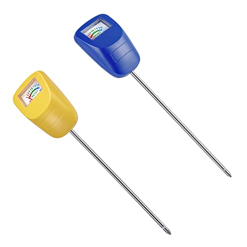 TFTEK Soil moisture meter, plant hygrometer, water monitor tester, for garden, flower pots, lawn,2 Pack