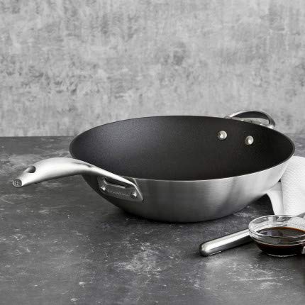 Scanpan CS+ Wok, 12.5" , Silver