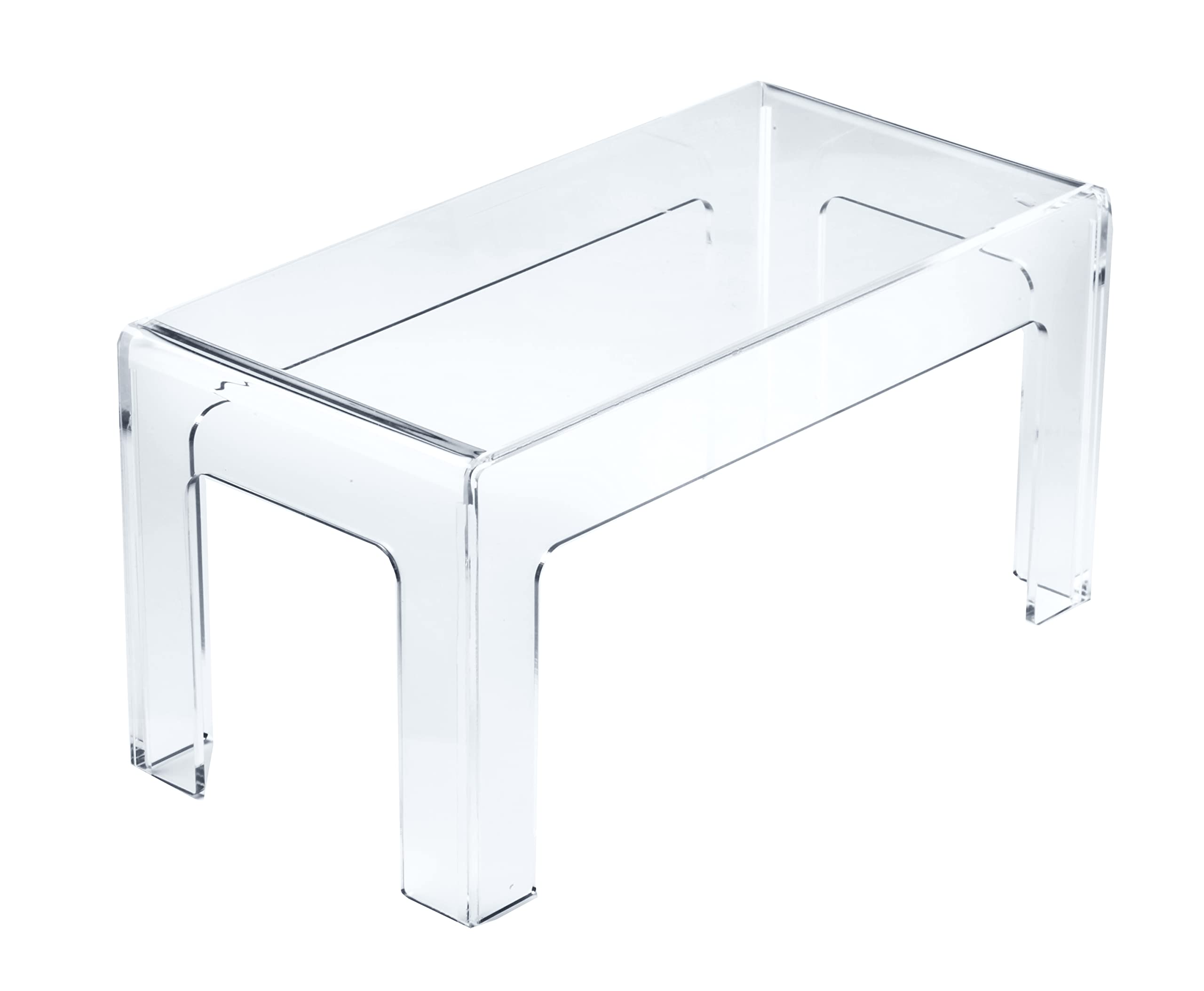 The Beverage Butler Countertop Water Filter Pitcher Stand - Clear Heavy Duty Acrylic Frame - 12" x 6" x 6" - Compatible with Brita UltraMax, PUR Ultimate and, ZeroWater ZD018