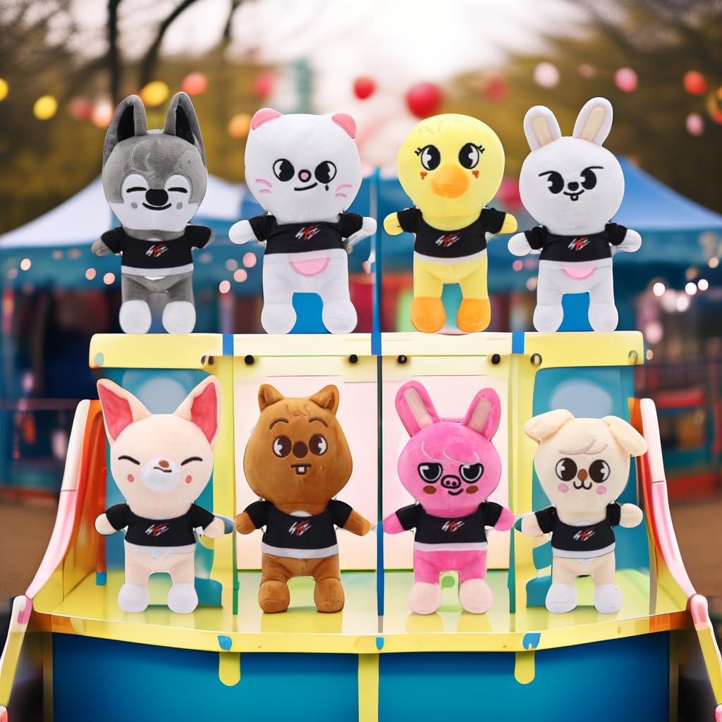 Skzoo Plush Doll Cute Plush Toy Soft Stuffed Animals Toys for Kids Children Gift (7.8inch) (Fox)…