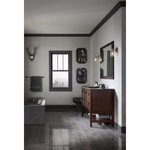 KOHLER 99011-NA Verdera 40" W x 30" H Bathroom Medicine Cabinet with Magnifying Mirror, Recessed or Surface Mount Bathroom Wall Cabinet, Slow-Close Doors