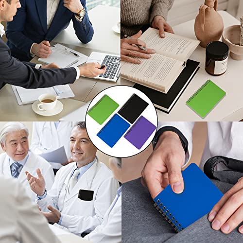 YiHenTiezz Spiral Notebook 4Pack Pocket Notebook 4.2"x 6.1" Pocket Notepad Small Notebook (4Pack Spiral Notebook)