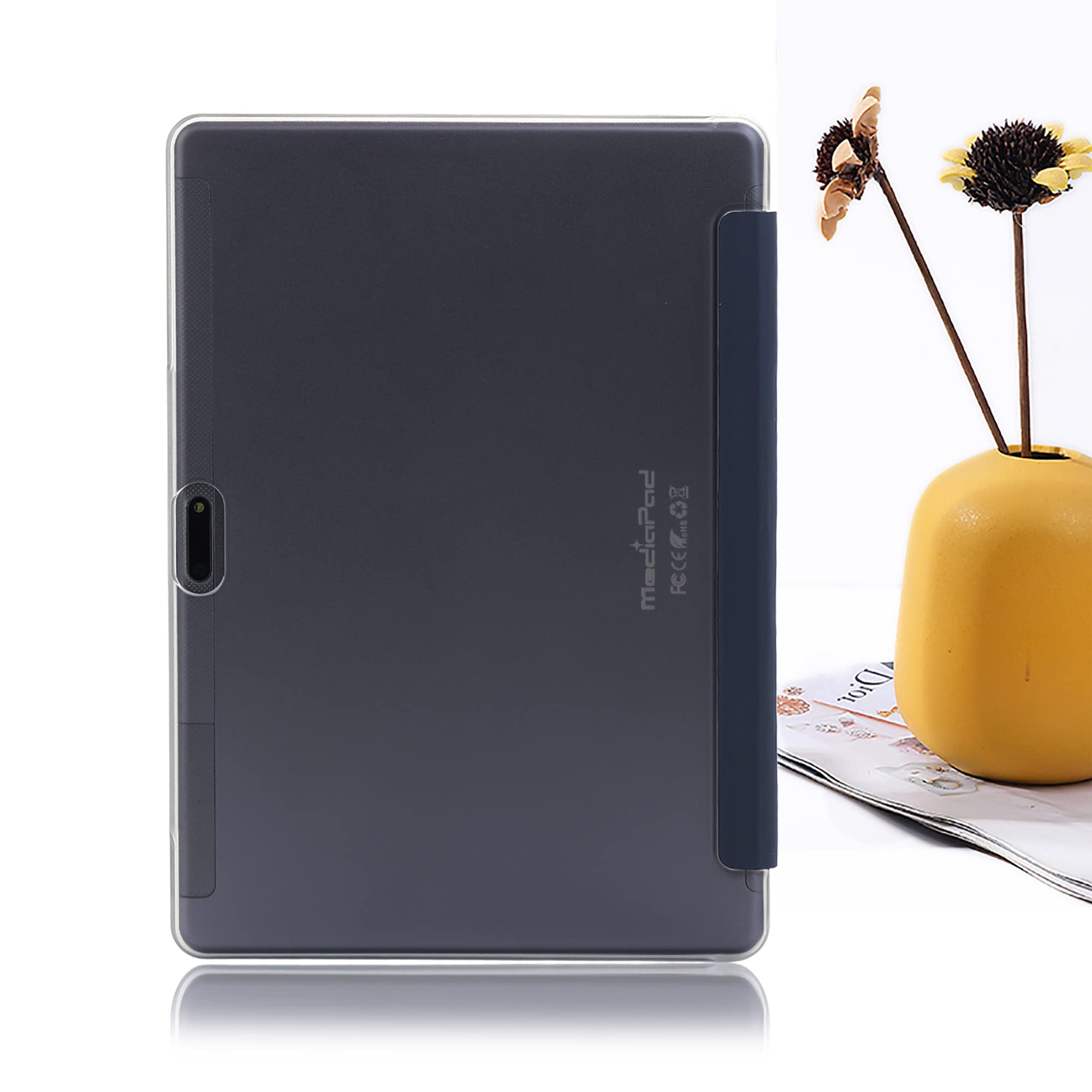 Tablet 10 inch, Tablets Android 11, Octa-Core Tablets, 3GB RAM+32GB ROM, Google Certificated Wi-Fi Tablets,2.5D G+G, Dual Camera,Include Tablet Leather Case - Black