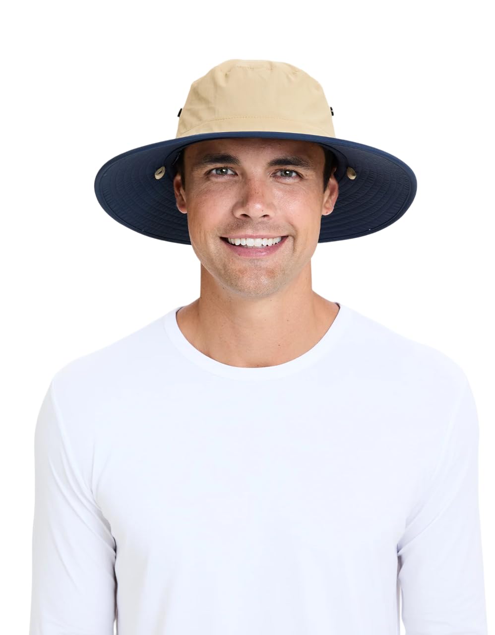 Solbari Traveller Broad Brim Sun Hat UPF50+ Uv Protection, Sun Protective Hat White/Pink S