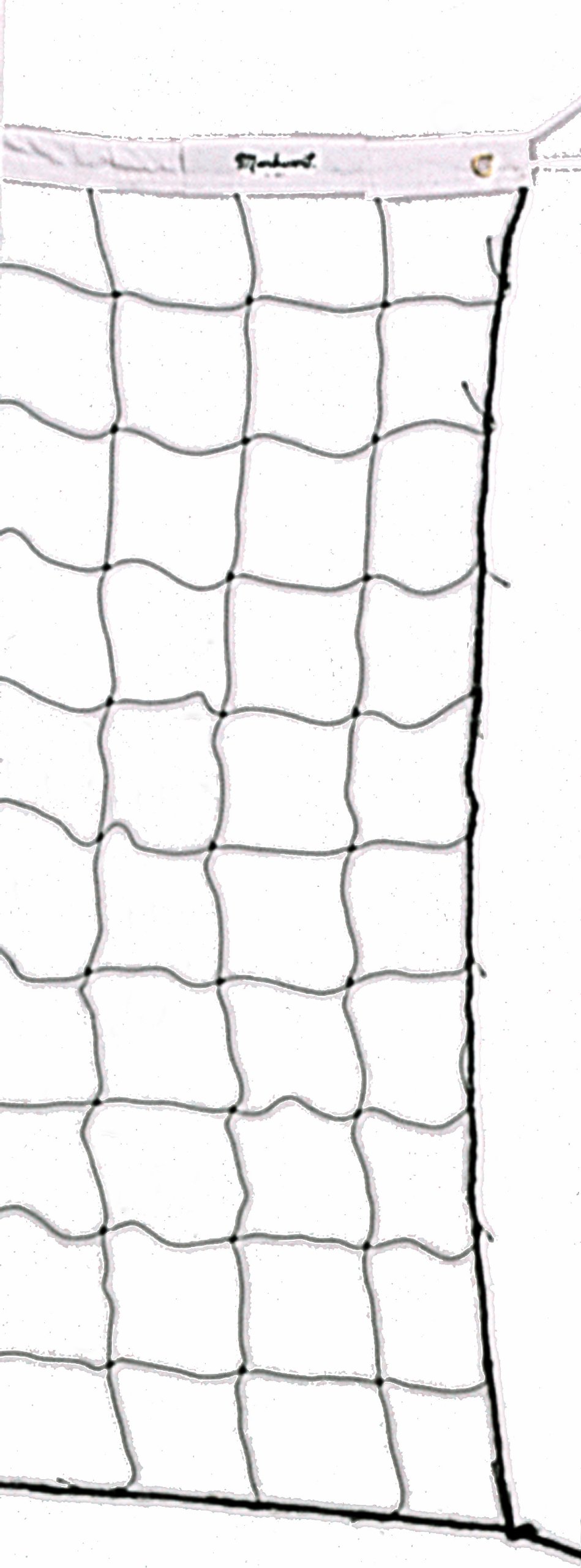 Markwort Black Vinyl Volleyball Net