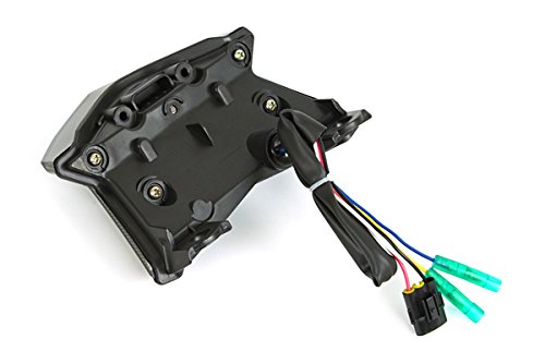 Motodynamic Integrated Sequential LED Tail Lights Smoked Lens for 2020-2022 Kawasaki Ninja 650 Z650 (DOES NOT WORK ON 23+ MODELS)