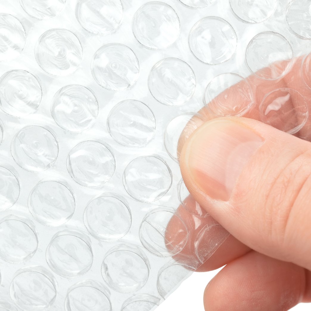 Mighty Gadget Brand Bubble Cushioning Wrap Roll Original Protective Packaging, 12 Inches Wide x 30-Feet Long, Single Roll, Clear