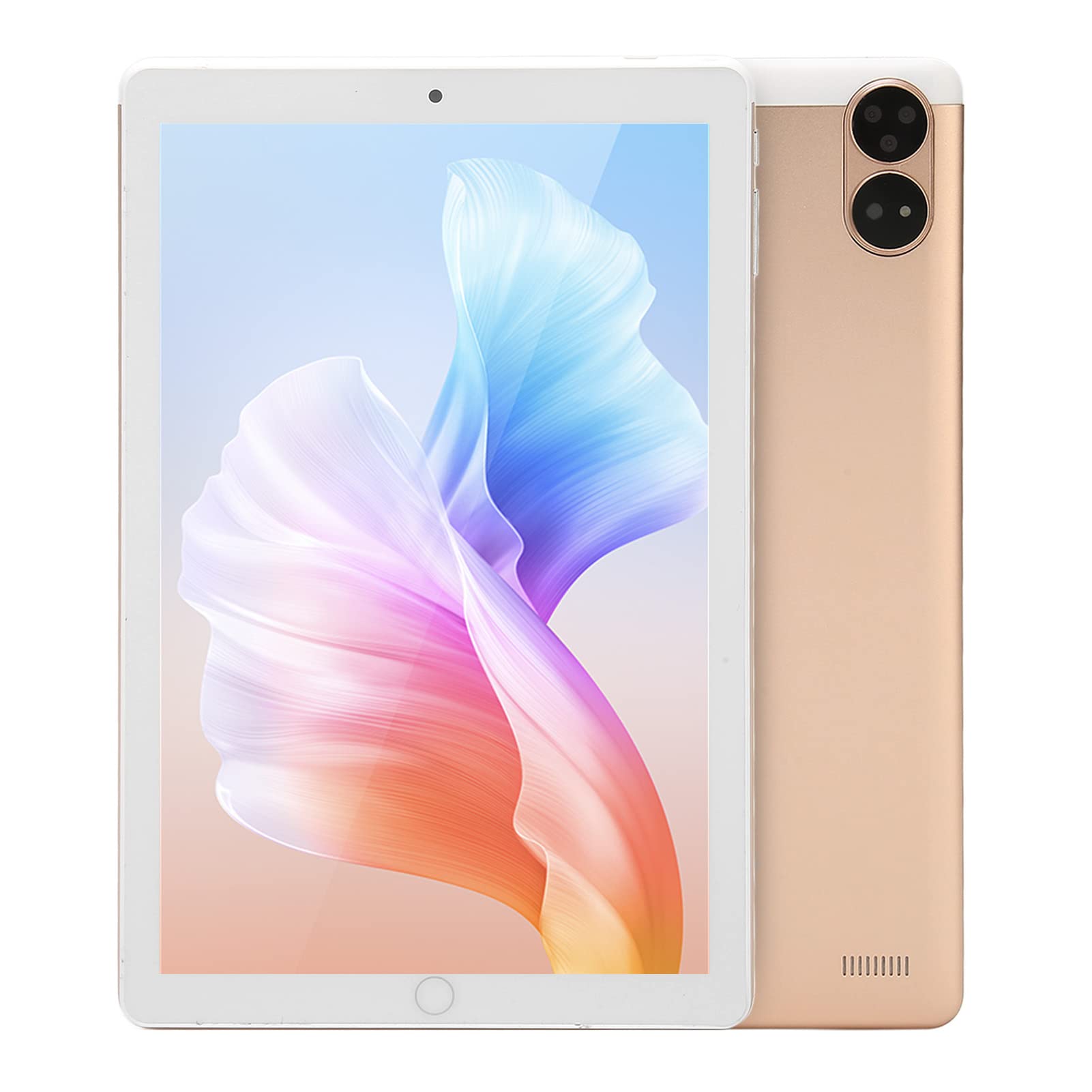 Naroote 10.1 Inch Tablet, 100-240V Support Dual SIM Dual Standby 3G Calling Tablet for Android 5.1 for Travel (US Plug)