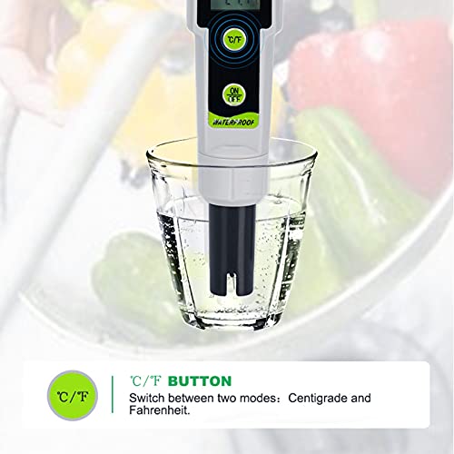 YEmirth Digital Salinity Tester for Salt Water, Salinity Meter Digital PenType Salinity Tester for Seawater Salt Water Swimming Pool