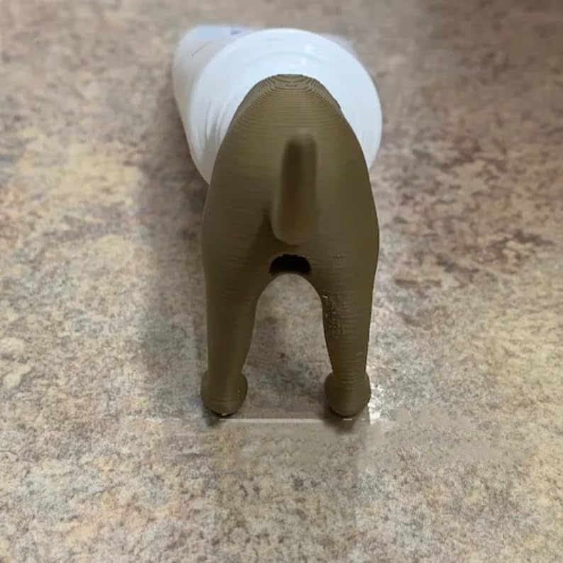 Ncnact Pooping Dog Butt Toothpaste Topper, 2 Pcs Pooping Toothpaste Cap, 2023 Newest Funny Creative Toothpaste Topper, Toothpaste Squeezer, Toothpaste Cap Dispenser for Kids & Adults (Black 2Pcs)