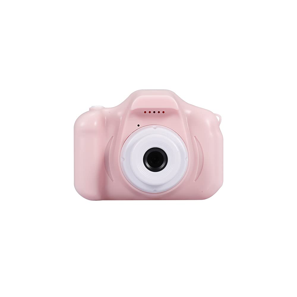 X2 Mini Kids Camera 2 inch HD Color Display Rechargable Mini Camera Video Camera Lovely Camera with 32GB Memory Card Pink NTBL