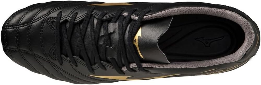 Mizuno Unisex Soccer, Black Gold, 10 US Women